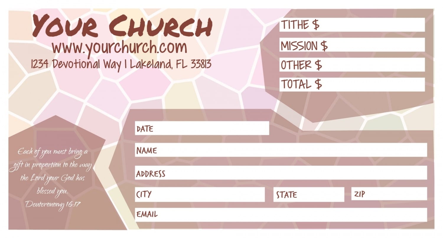 Modern Church Envelope Design | Tithe Envelopes Personalized